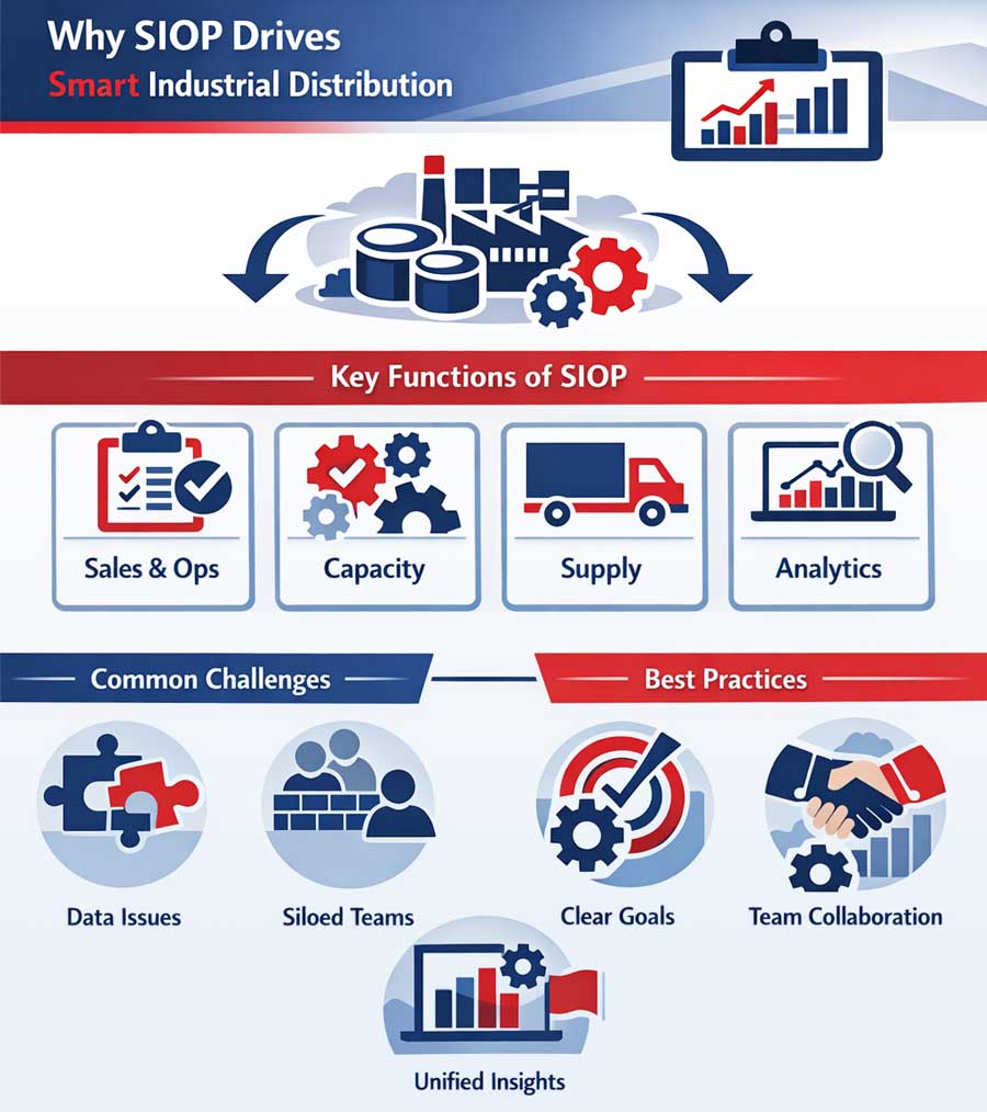 Why SIOP Is the Backbone of Smart Industrial Distribution - mSupply